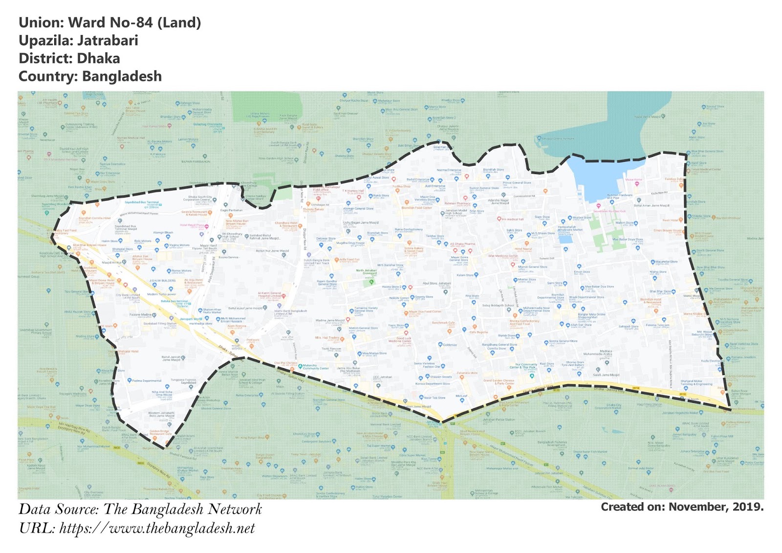 Ward No-84, Jatrabari, Dhaka