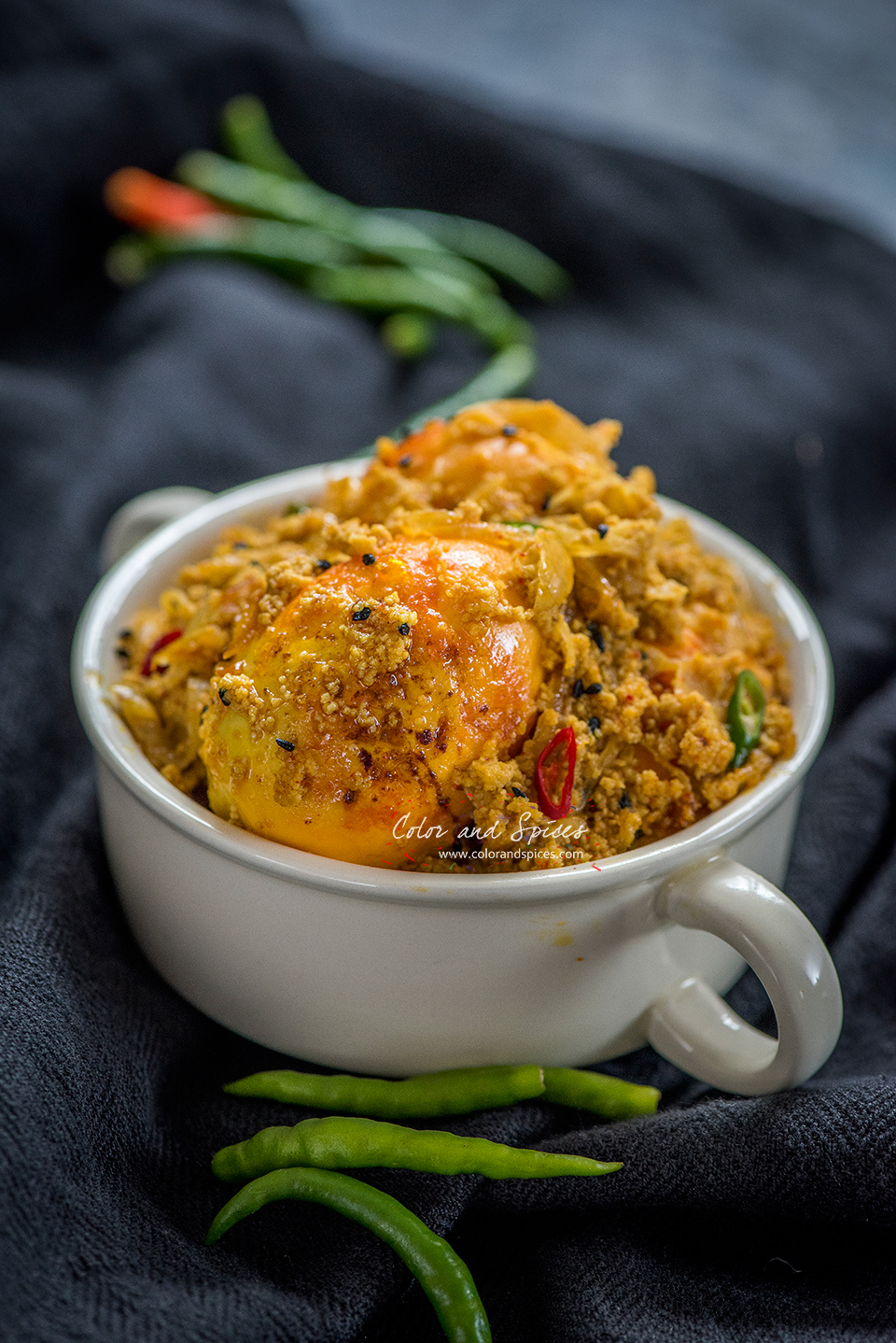 Color and Spices: Dim Posto...(egg with poppy seed paste)