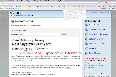 Brine Design: Tutorial: Transform Your Handwriting Into A Font