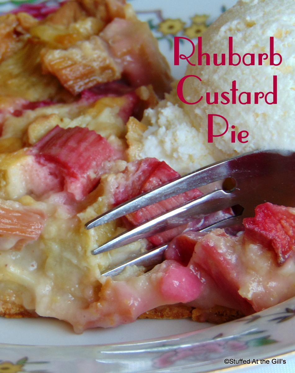 Rhubarb Custard Pie