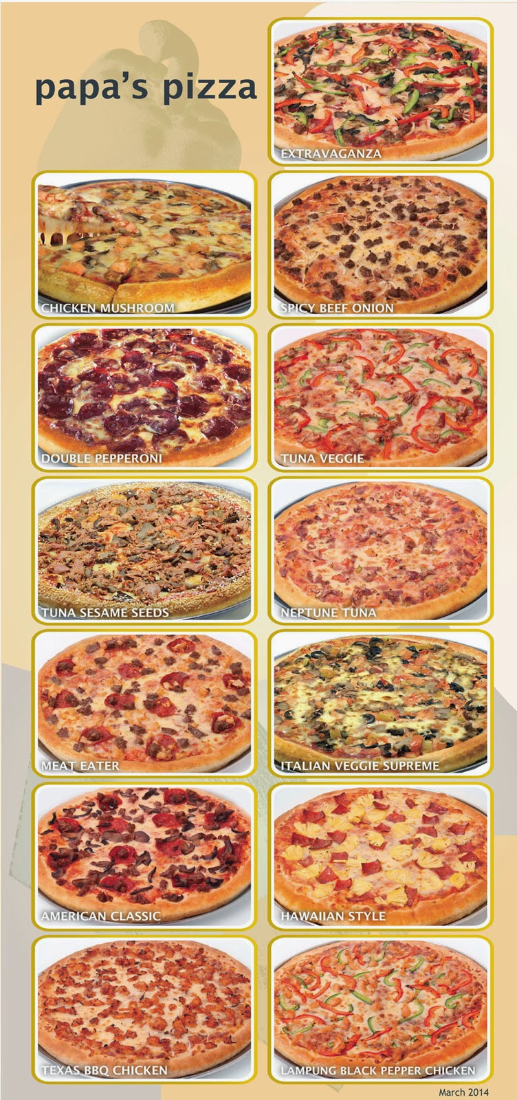 PAPA RON'S MENU | Papa Ron's Pizza