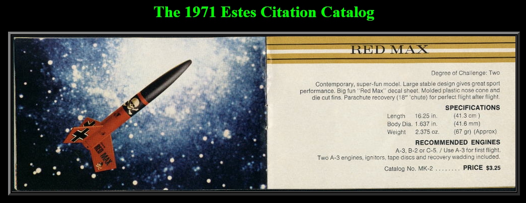 Model Rocket Building: Estes Red Max Build, Background