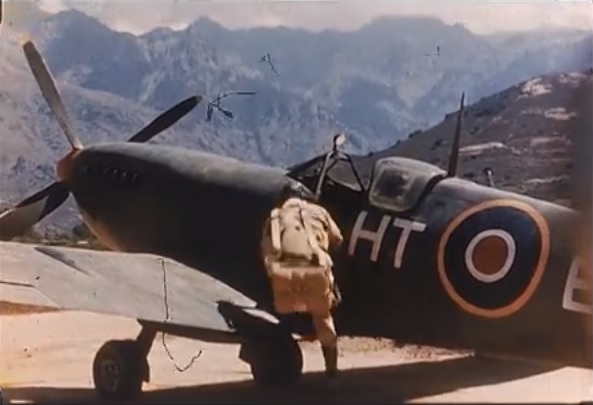 Jet & Prop by FalkeEins: 154 Sqd Spitfire Mk IX on Corsica