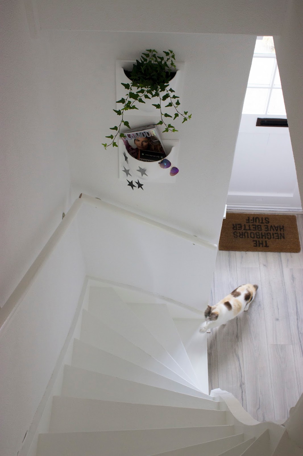 Huisjeaandehaven: Trappengat: lambrisering 2.0