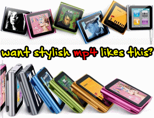 Blog Mohd Zakwan: MP4 Touch Screen 8GB Pada Harga GILA MURAH!