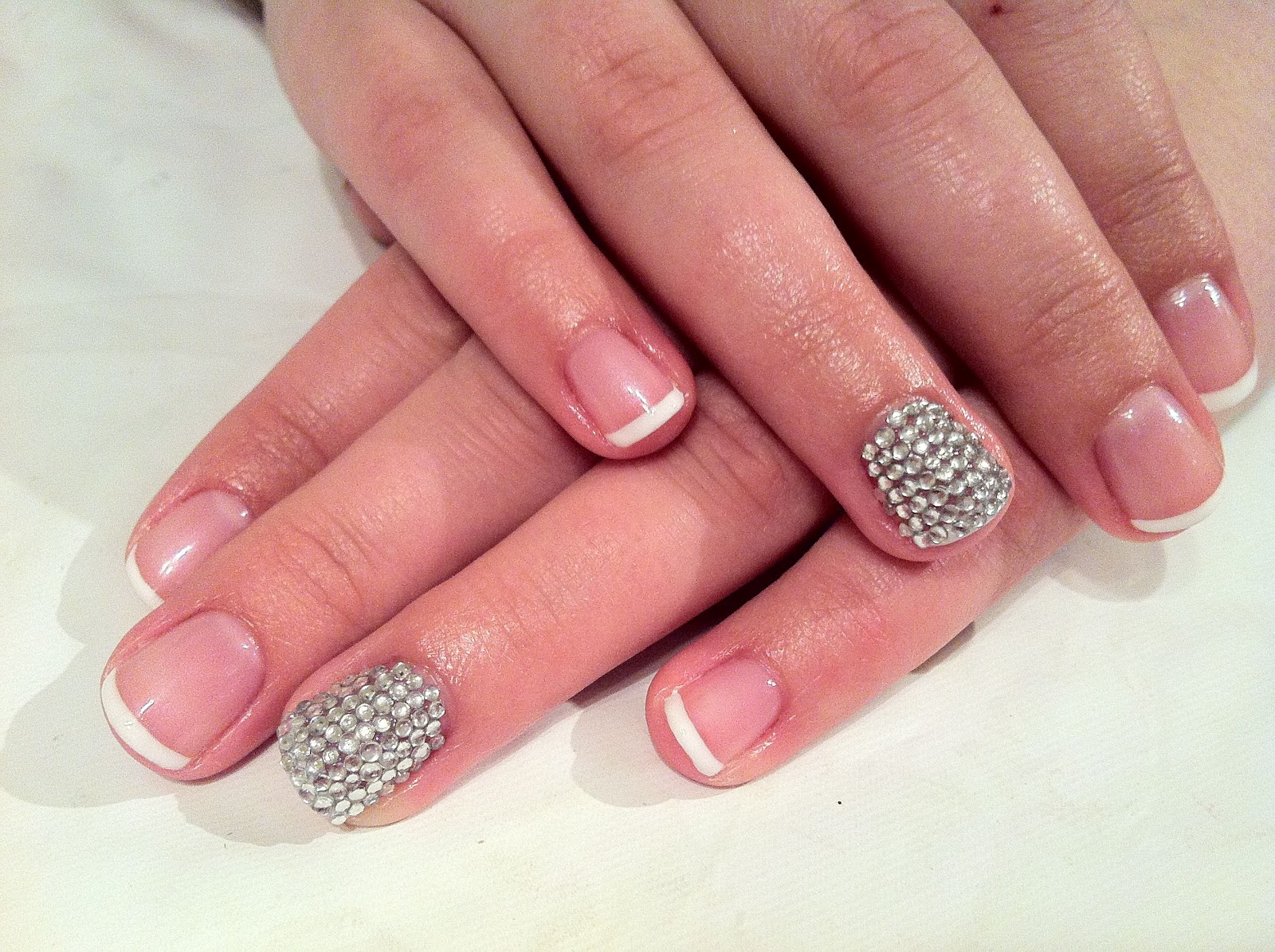 Brush up and Polish up!: CND Shellac Nail Art - French, French & more ...