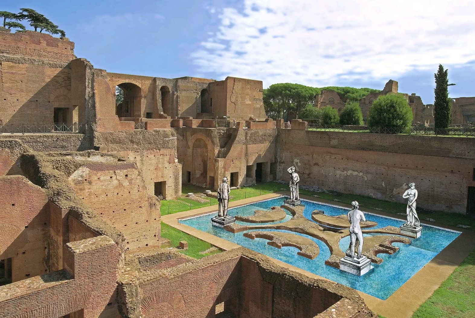 Centro Palatino Roma Stadio Palatino Facciamo Resti Dallo Terme ...