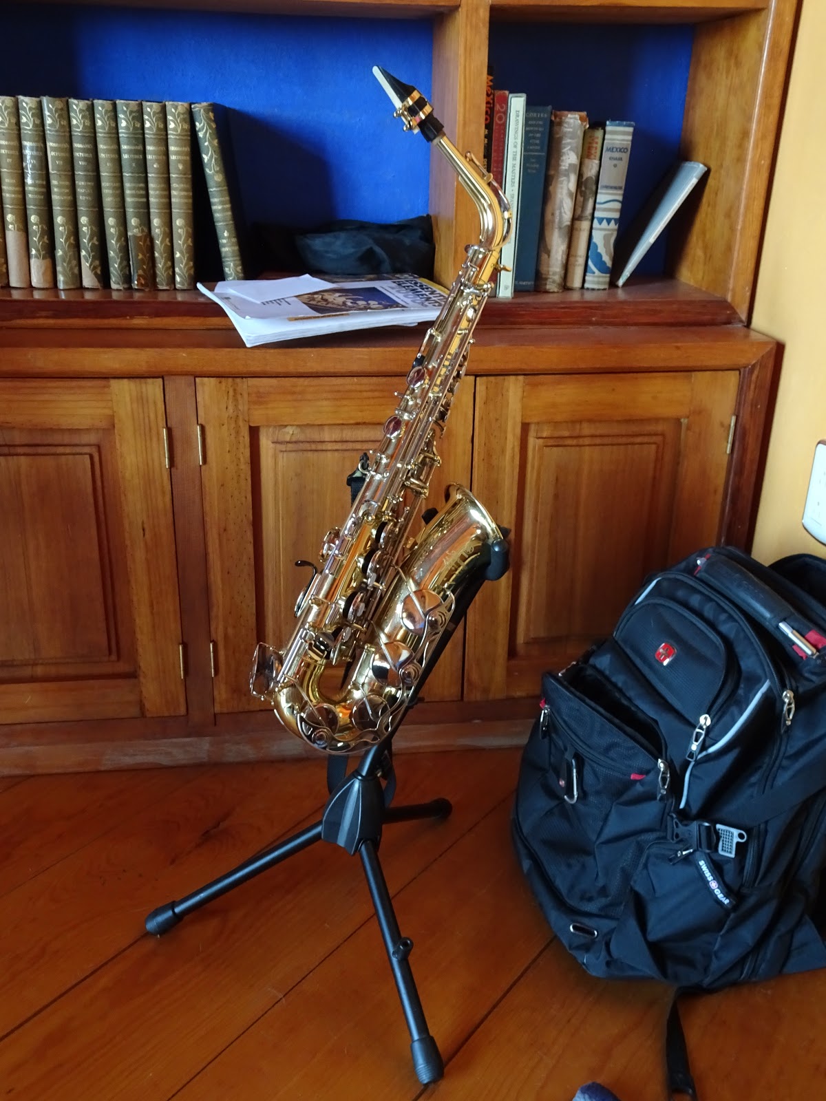 Messy Suitcase!: Getting Broken Saxophones Repaired