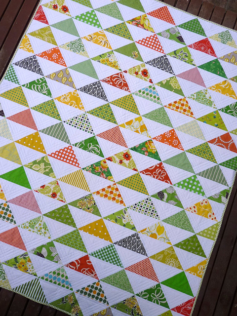 Red Pepper Quilts: A Finished Citrus Quilt