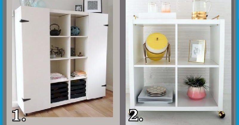 DIY And Household Tips: 3 IKEA Kallax Shelf Hacks