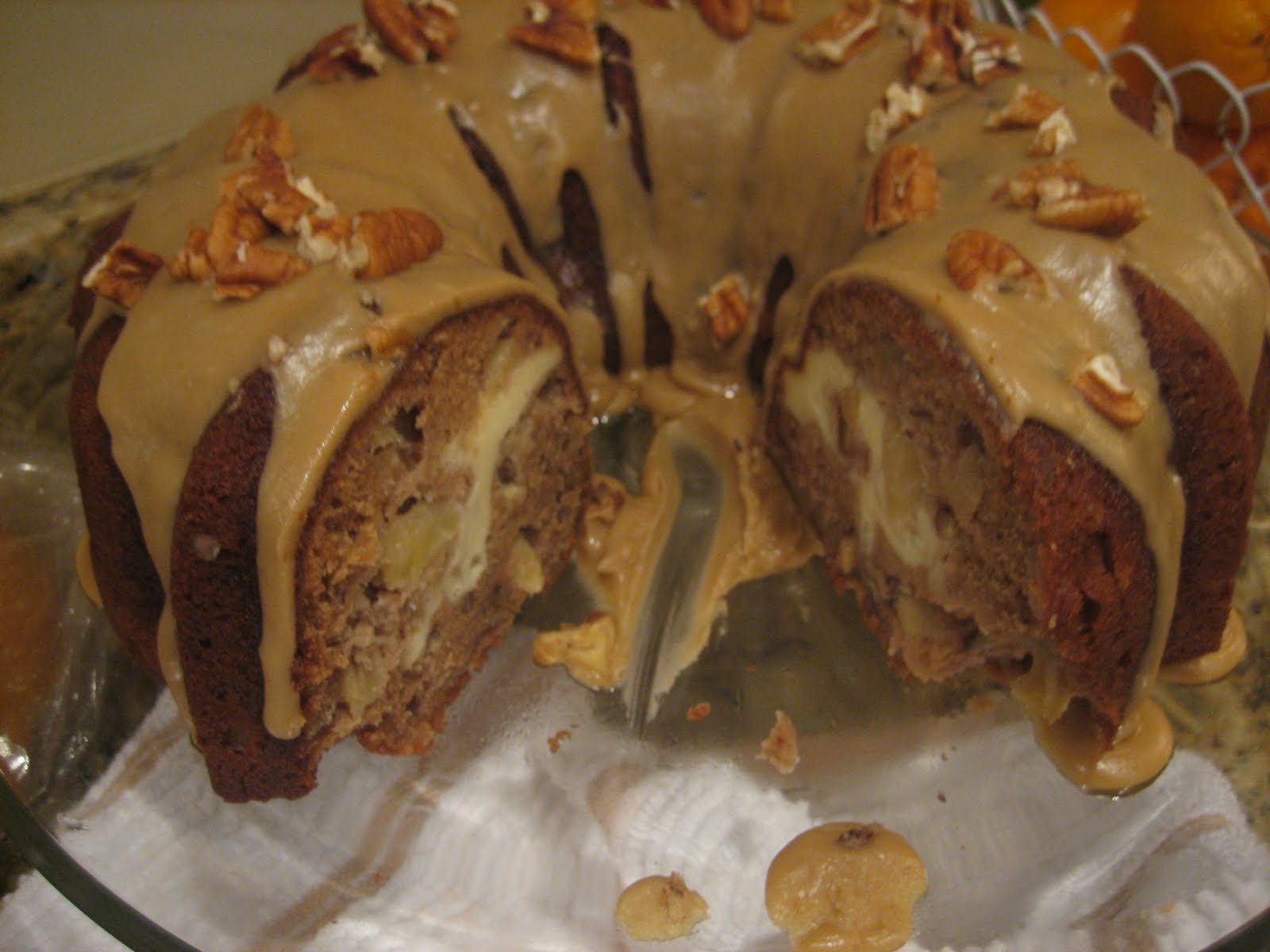 Apple Cream Cheese Bundt Cake AKA Hurricane Cake