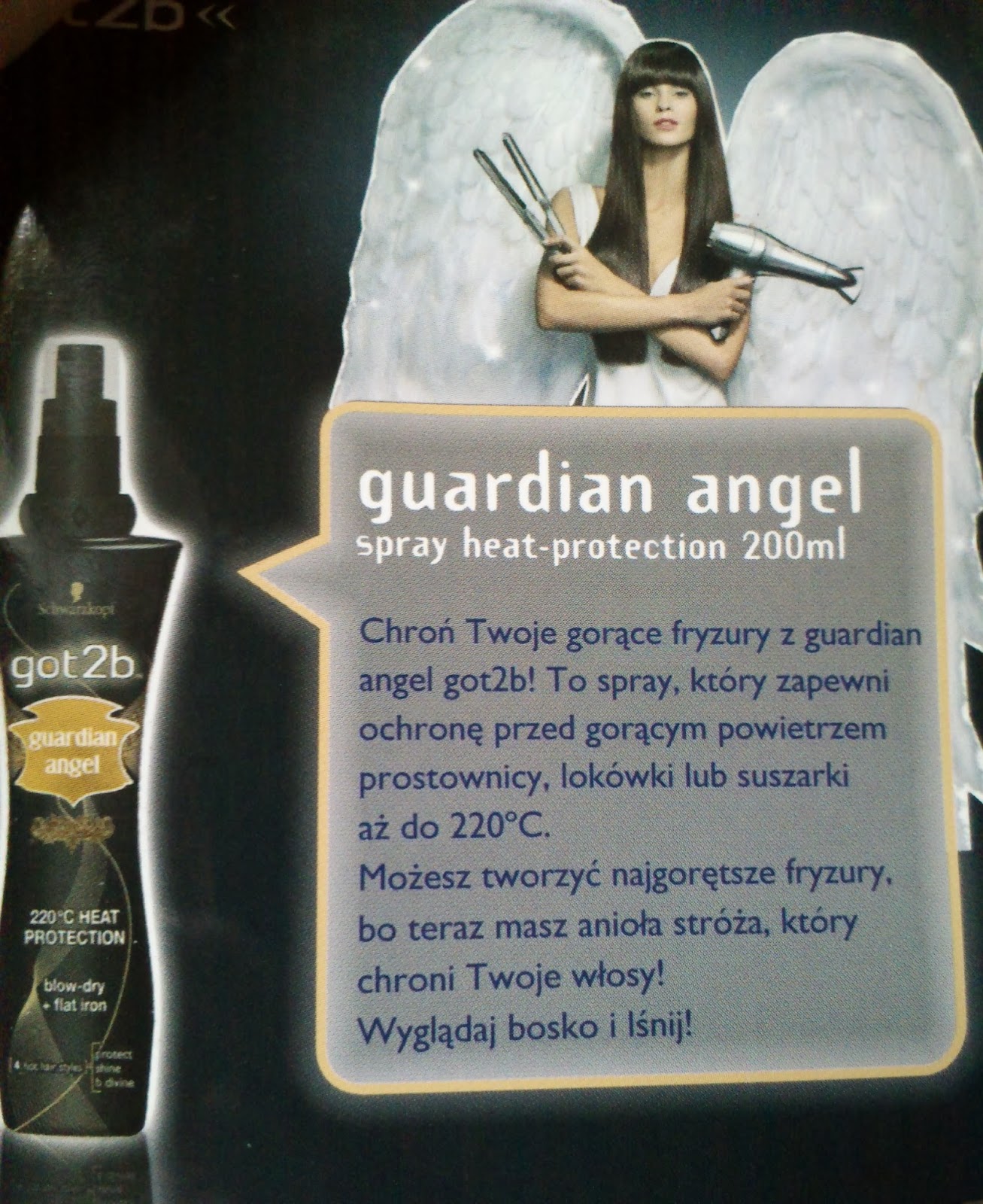 Zakręcony Świat Marty: Got2b guardian angel heat protection