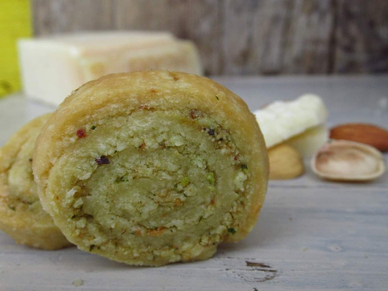 ćakula o spizi: Slane rolice od pistacija i maslina