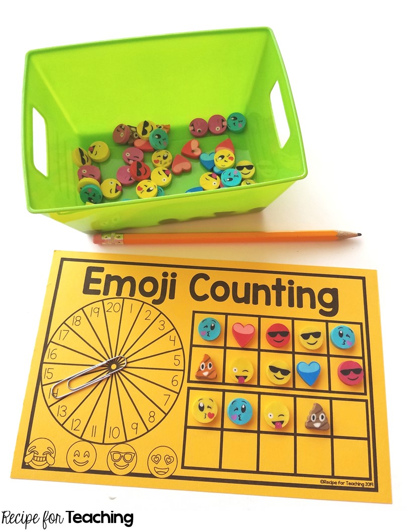 Emoji Counting - Recipe for Teaching