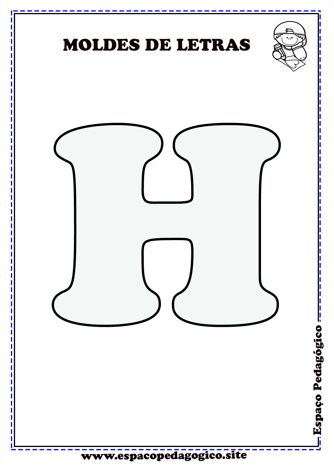 MOLDES DE LETRAS DO ALFABETO PARA IMPRIMIR LINDOS-ESPAÇO PEDAGÓGICO