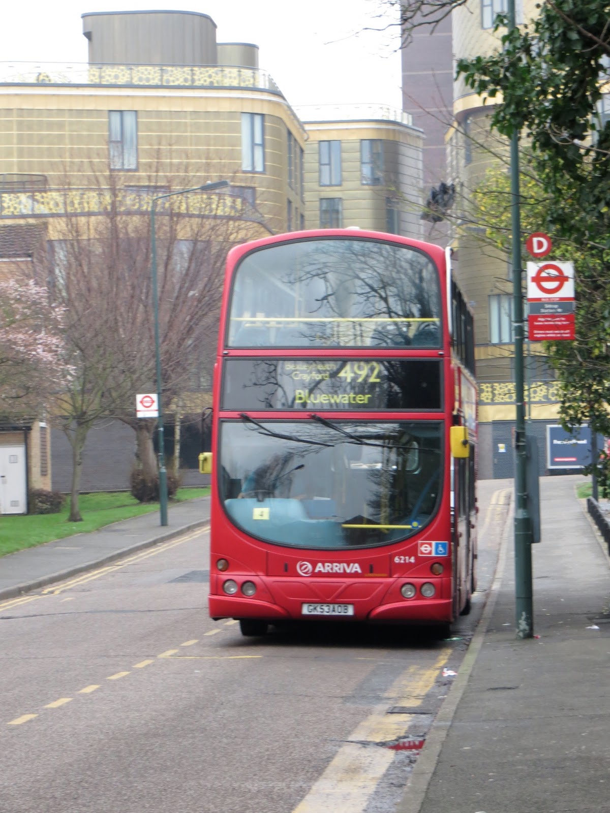 London buses one bus at a time: the return: The Number 492 Route