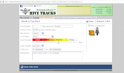 Linda's Bees: Hive Tracks - a Great Program for Keeping Bee Records