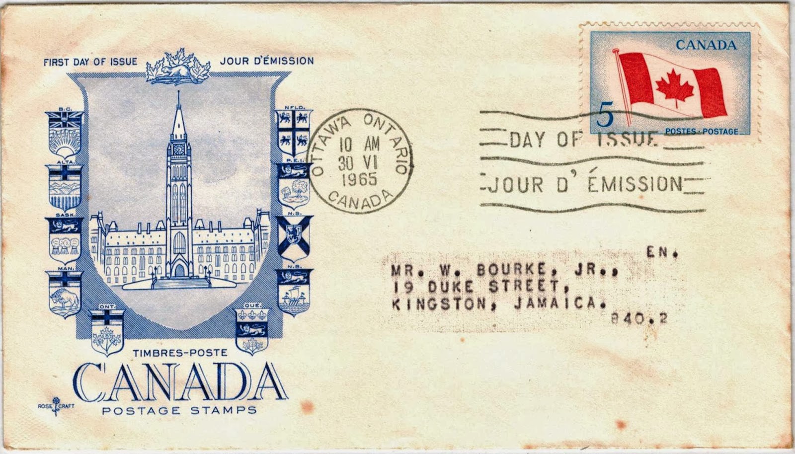Postal History Corner: Canada Post Office Publicity First Day Covers ...