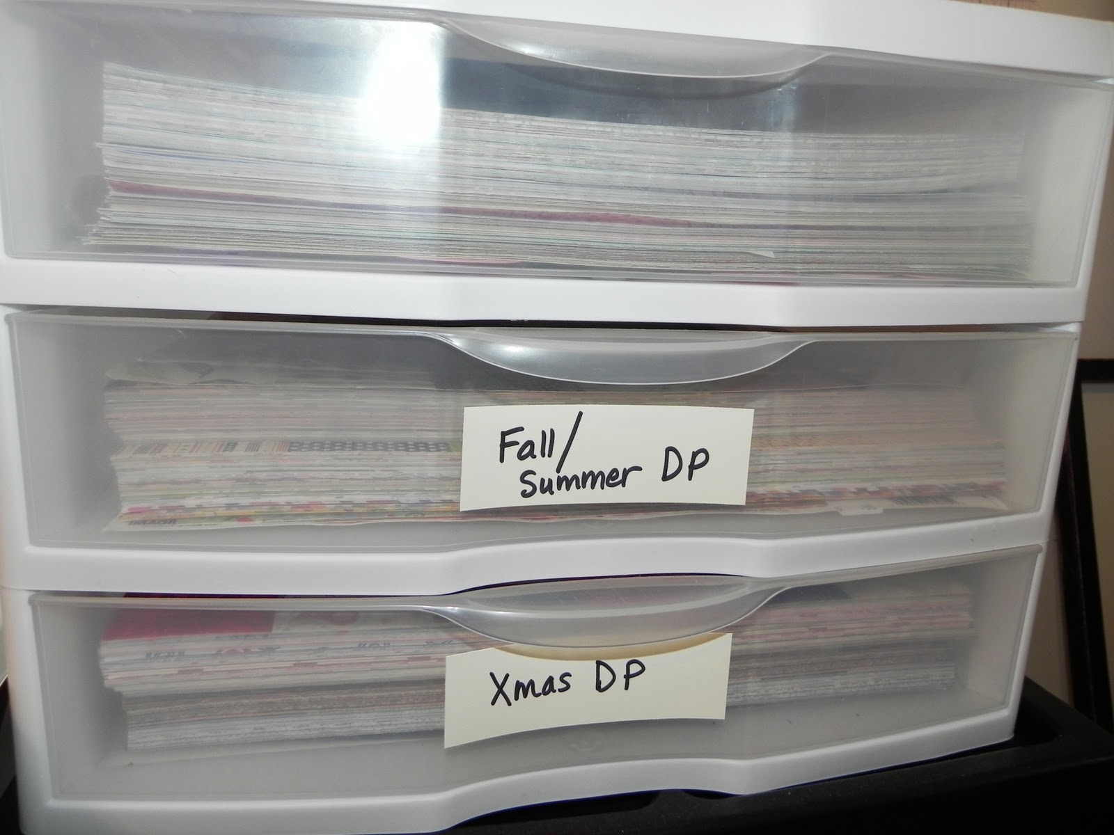 Shady Tree Diary: {Craft Room-Part 2: Organizing}