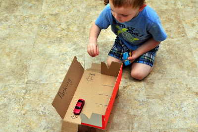 The Tillery Times: Cardboard Box Parking Garage