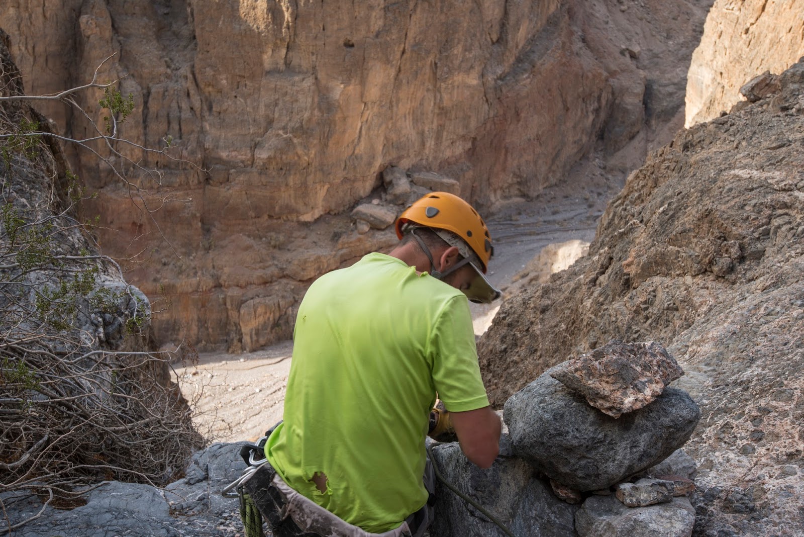 DEEP CHASM CANYON. GRAPEVINE RANGE, DEATH VALLEY NATIONAL PARK ...