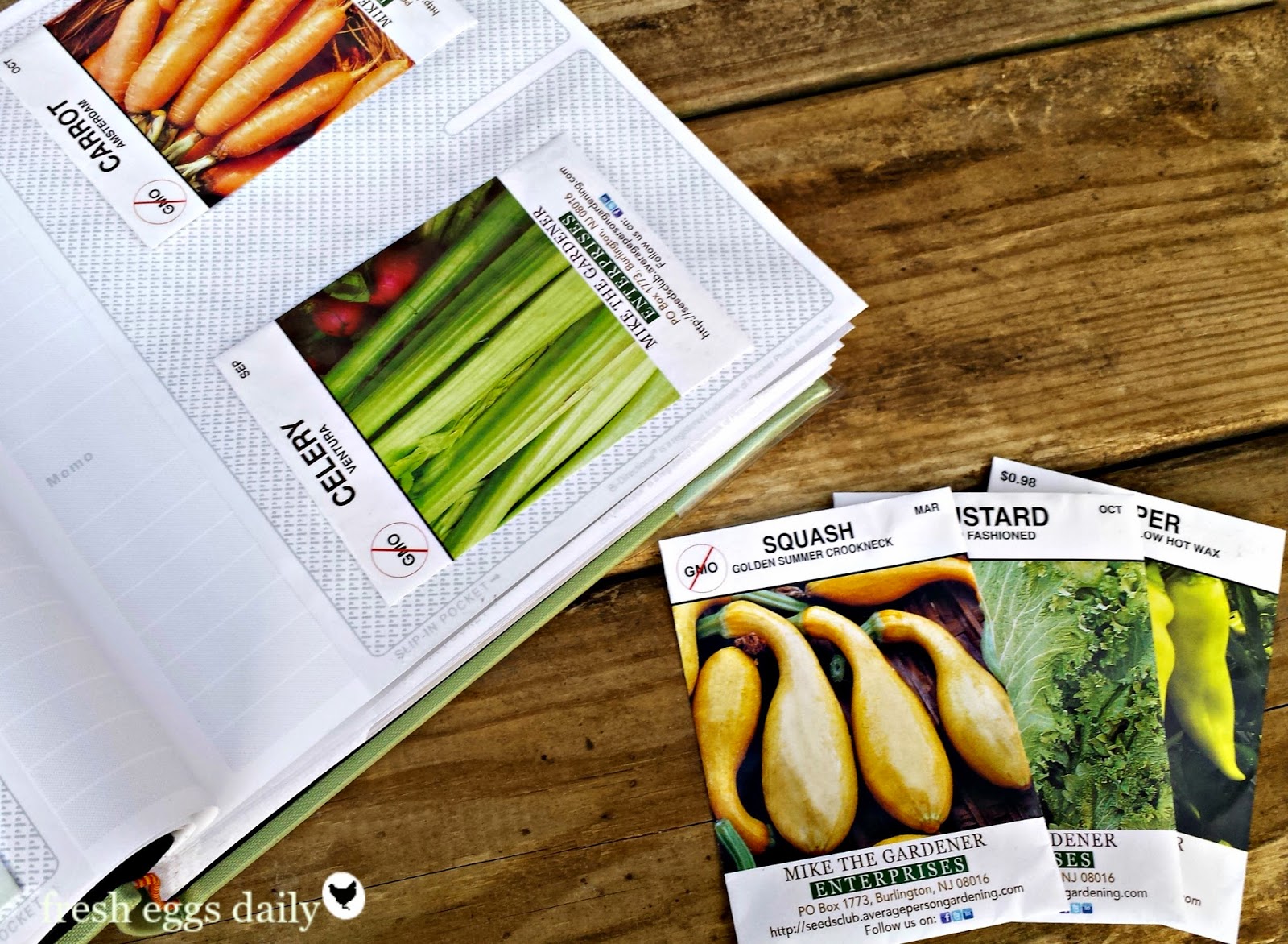 DIY Photo Album Seed Organizer - Fresh Eggs Daily® with Lisa Steele