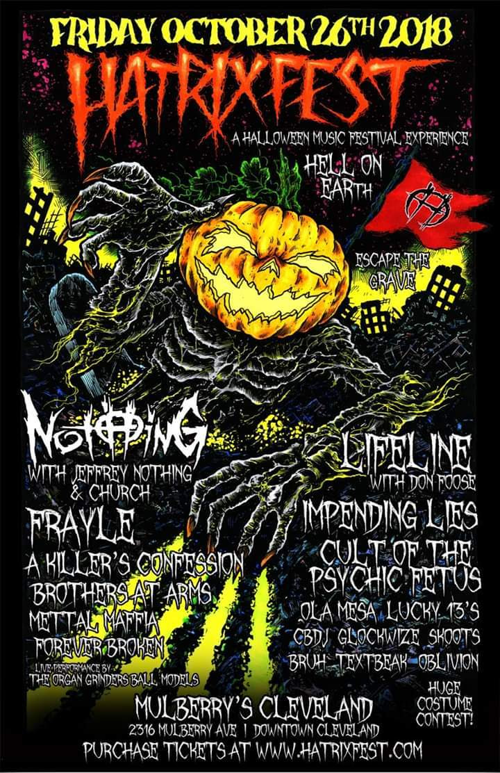 JEFFREY NOTHING (Ex-Mushroomhead) - Launches Hatrix Fest - Halloween ...