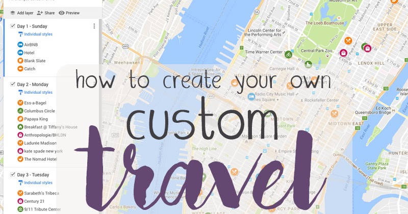 How to Make a Custom Travel Map - Amanda's OK | A Lifestyle Blog