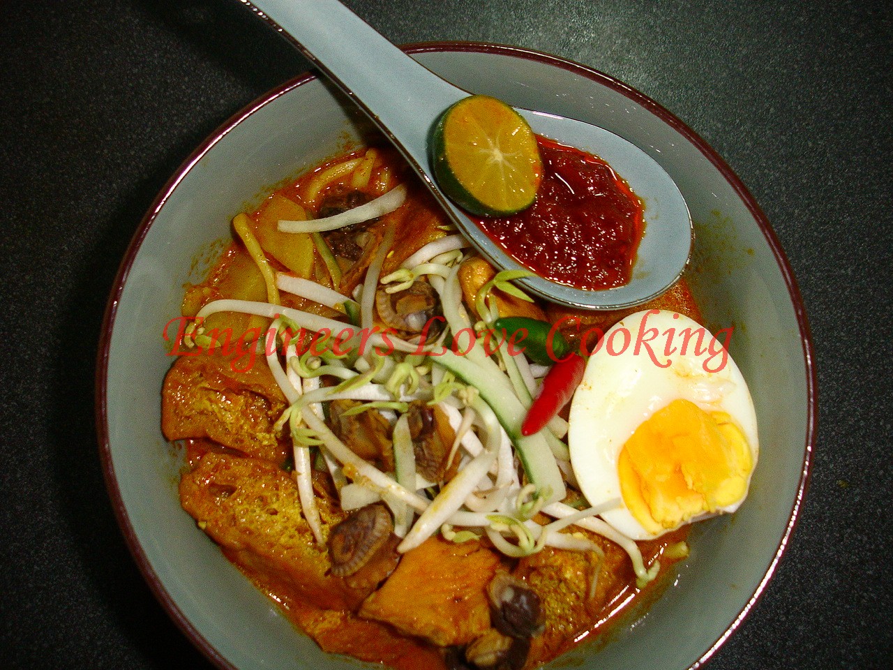 Engineers Love Cooking: MEE KARI KERANG / COCKLES CURRY MEE