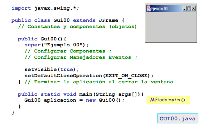 TOPICOS AVANZADOS DE PROGRAMACION: Swing, JSplitPane, JToggleButton
