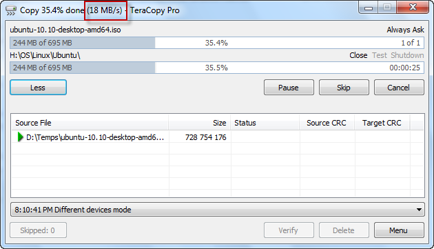 WeB LoG'S JuUiER: Copy file by TeraCopy บน Windows 7 64bit