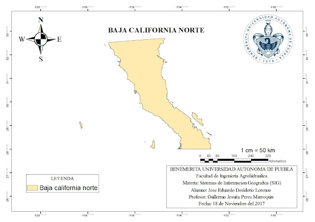 Sistemas de información geográfica: Baja California Norte