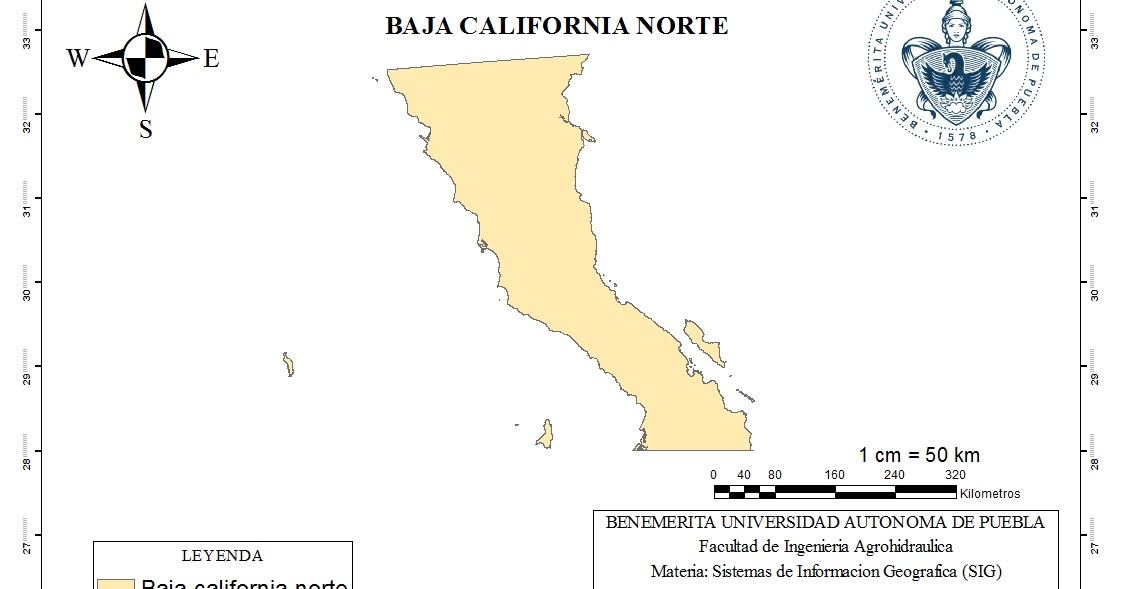 Sistemas de información geográfica: Baja California Norte
