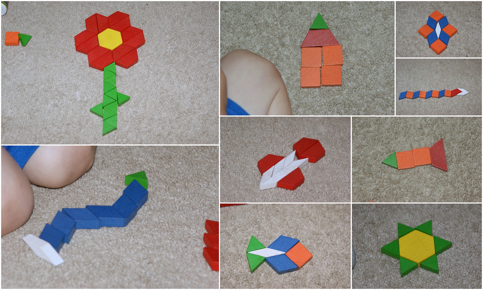 Raising Leafs: Make It Monday: Tangram Creations