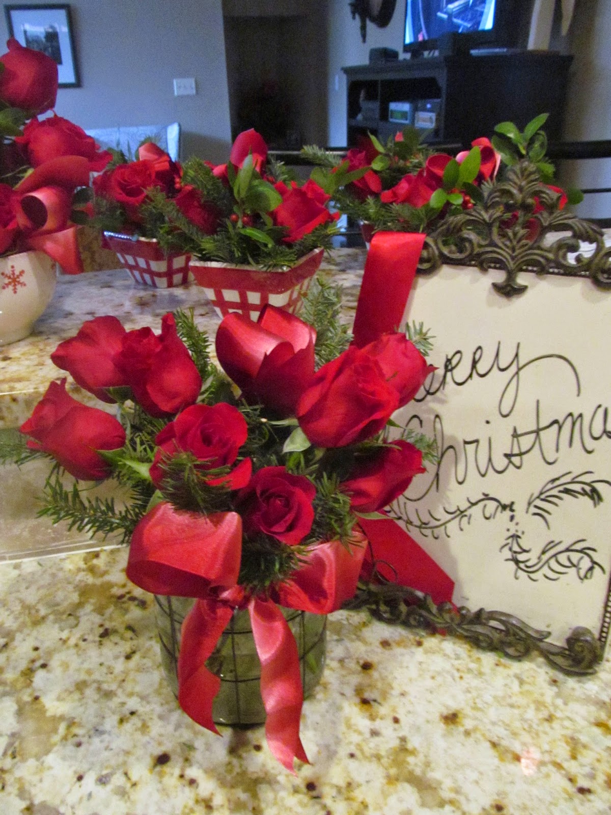 My Heart with Pleasure Fills: Red roses too...