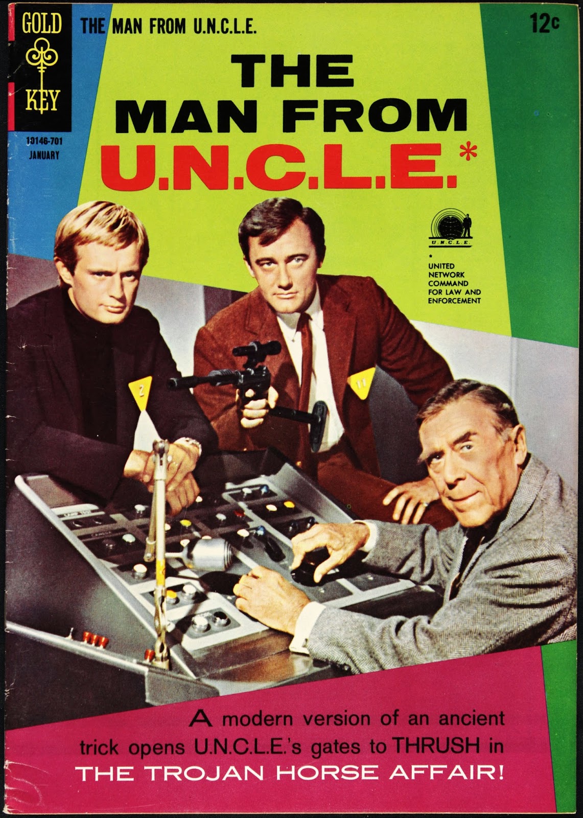 Spies! Guns! Intrigue! The Man From UNCLE comics according to Wikipedia