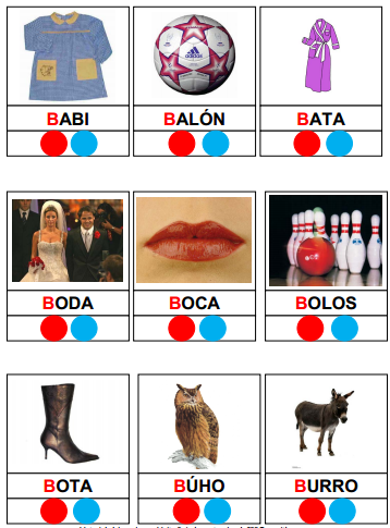 Audición y Lenguaje CEE Tamarit: FONEMA /B/