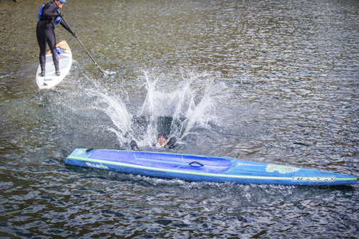 How to Safely Fall Off a SUP / Salmon Bay Paddle