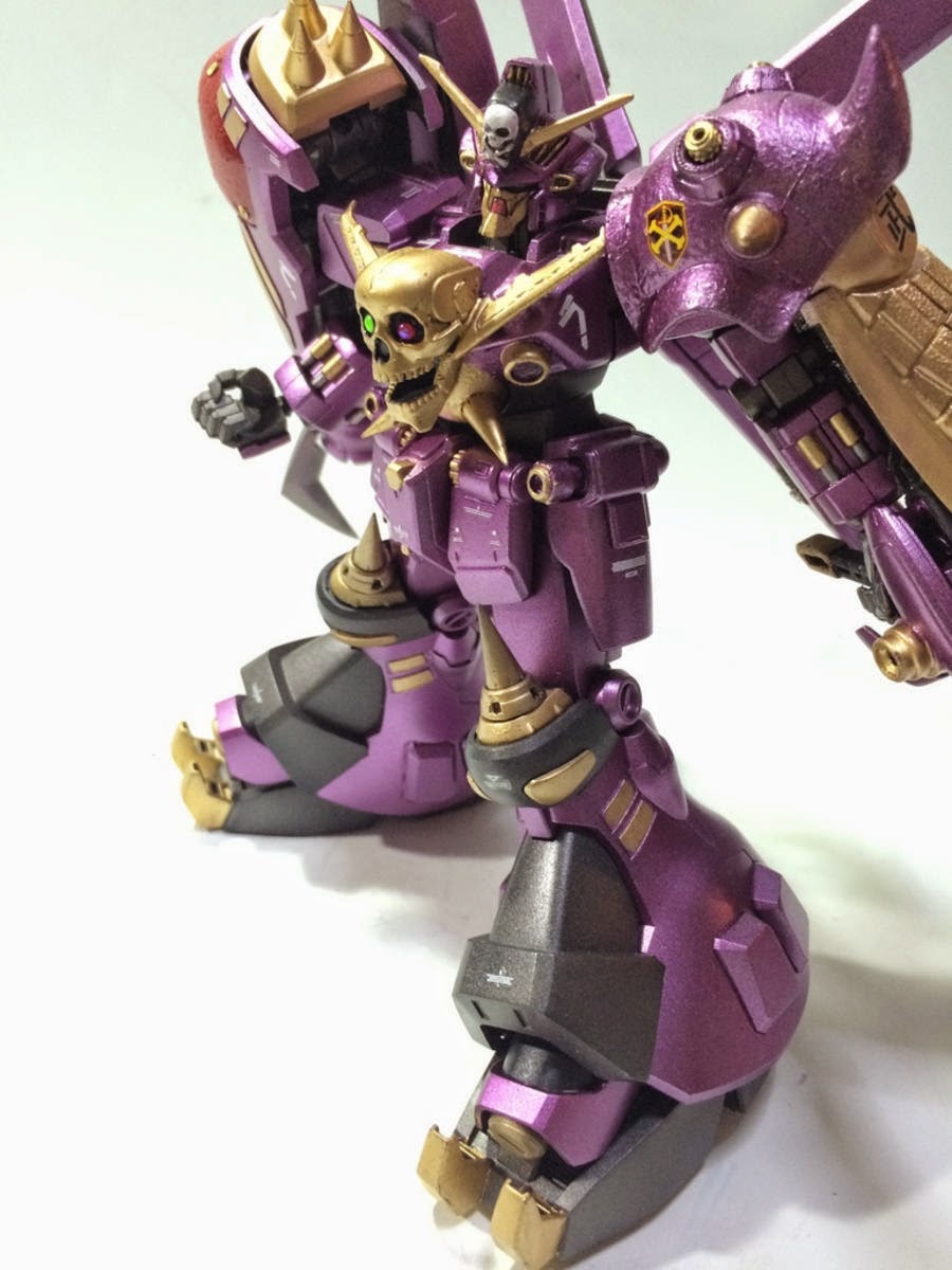 Custom Build: HGUC 1/144 Gundam GP02 "Crossbone Gundam X2 OVERLORD" + LED