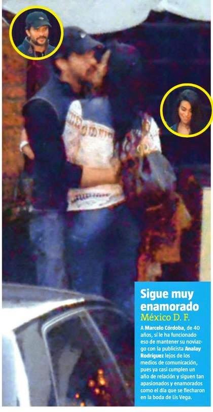 Fotos: Marcelo Córdoba y Analay Rodriguez muy enamorados