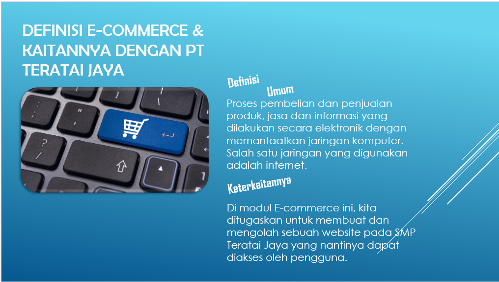 Tugas 3.1 : Bisnis Proses Modul E-Commerce