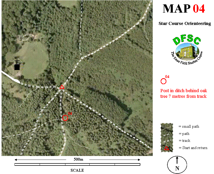 The Dean Field Studies Centre: New Star Course Orienteering