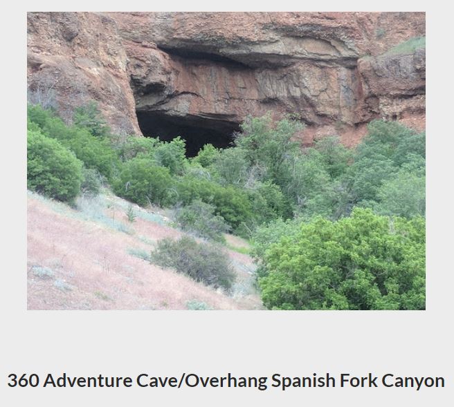 Rock Canyon Cave Provo Utah in 360 Degrees