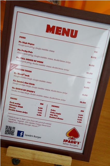 Our Journey : Penang Pekaka Square - Spade's Burger