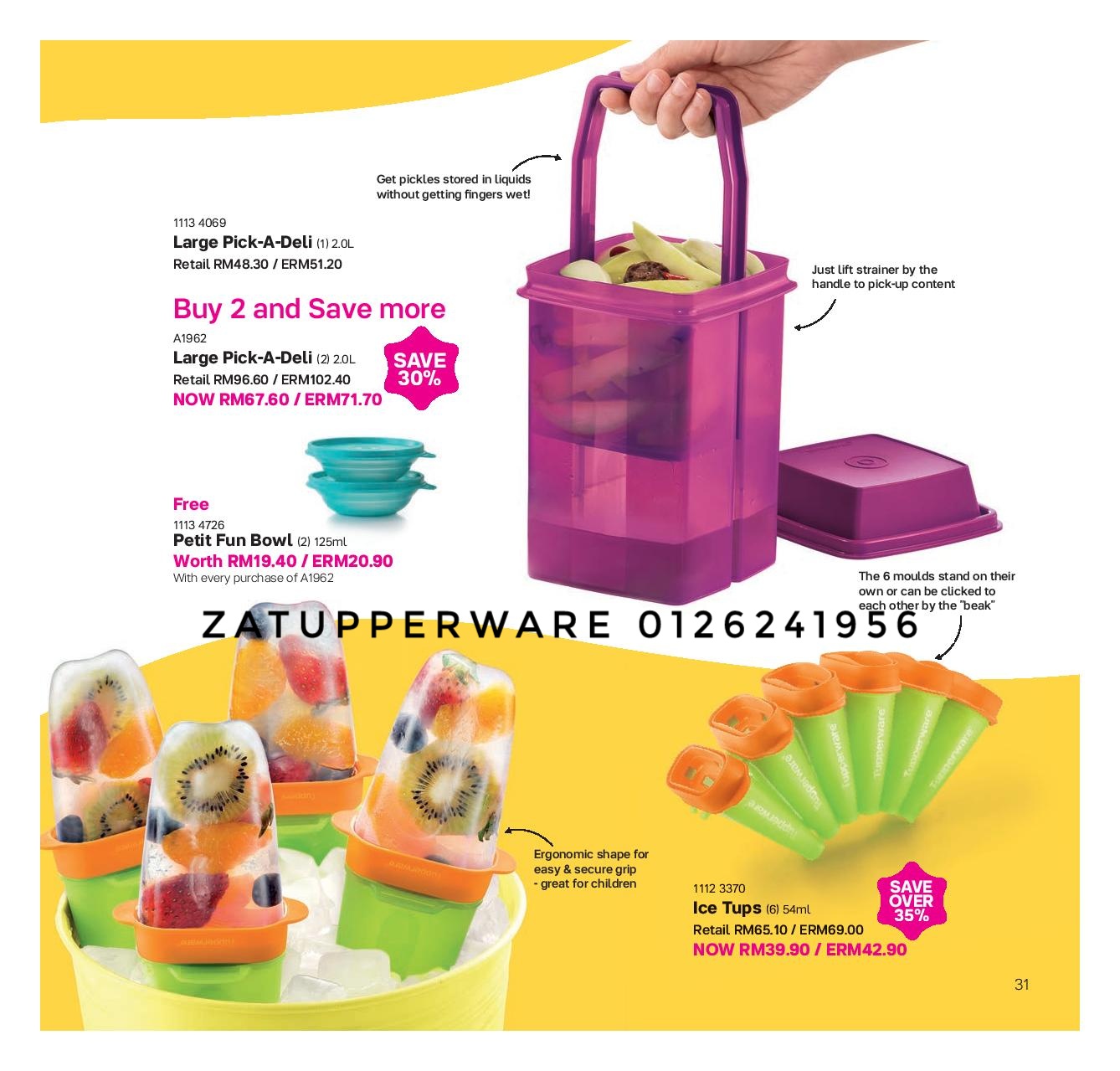 Za Tupperware Malaysia : Catalogue 1st October - 11th November 2018