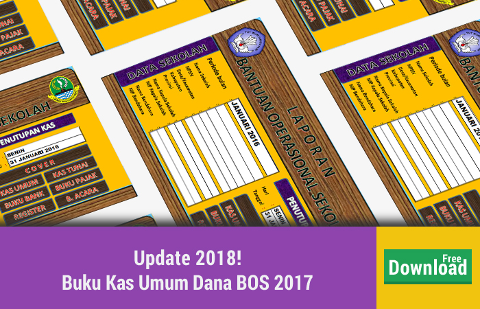 Contoh Buku Kas Umum (BKU) BOS Menggunakan Microsoft Excel - Laporan BOS