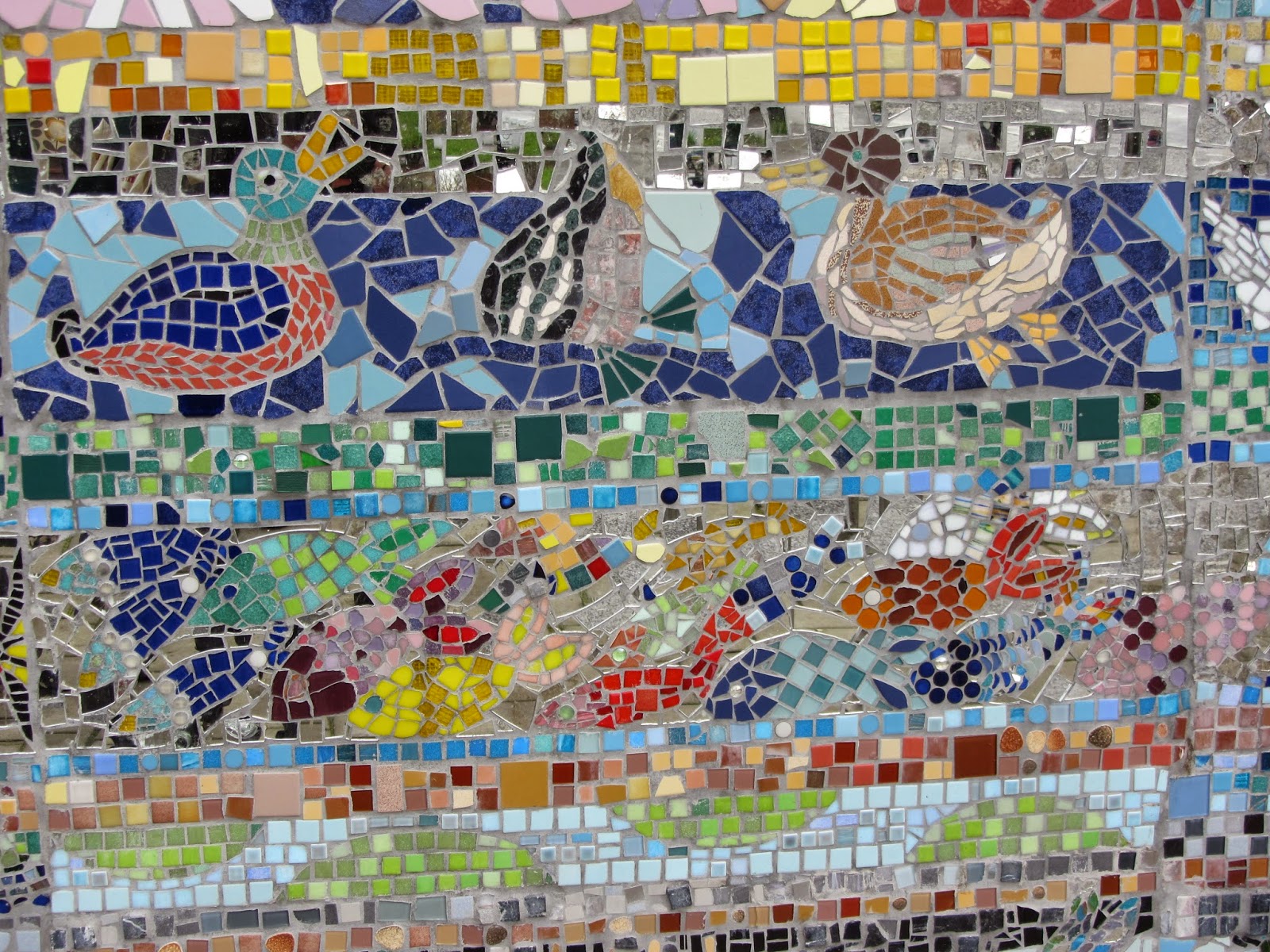 Ham Photos: Save The World Club community mosaic in Ashburnham Road