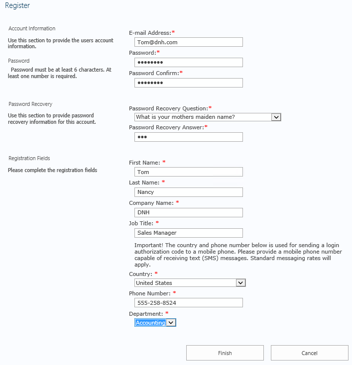 PremierPoint Solutions Team Blog: Using an Extranet Registration ...
