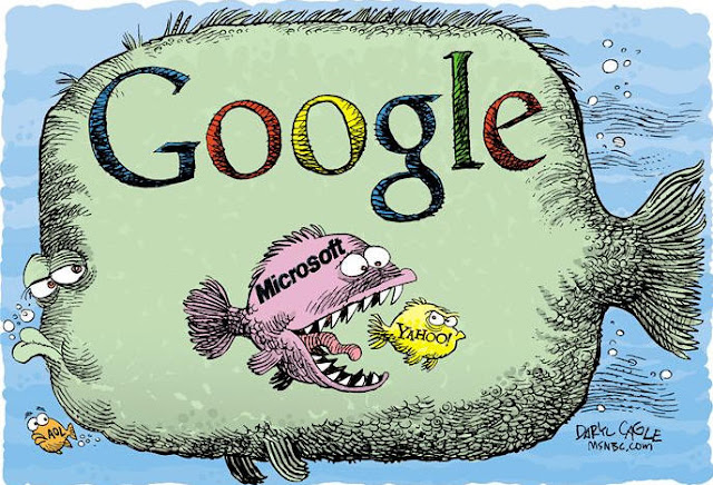 Wallpaper Best Cartoon: Google MSN Yahoo Fish Cartoon