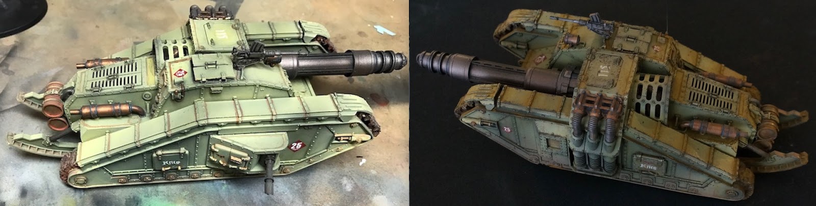 40k Hobby Blog: Upgrading Paint On Ancient Valdor Tank Hunter